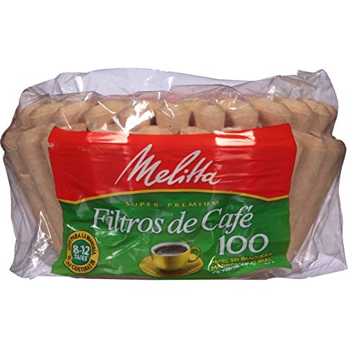 Melitta Basket Coffee Filters Natural Brown Unbleached 100 Count