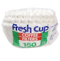 fresh cup paper coffee filters (1 pack, 3.25"-150 count)