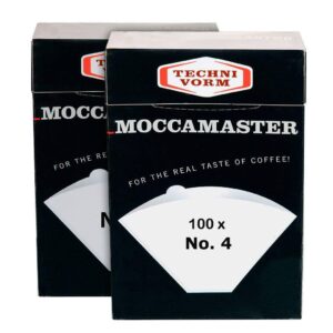 technivorm moccamaster 85022 moccamaster #4 paper filters, white (2)... (original version)