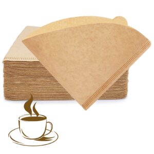 yql coffee filter paper,size02 200 count natural unbleached disposable coffee filters paper fit for drip coffee dripper