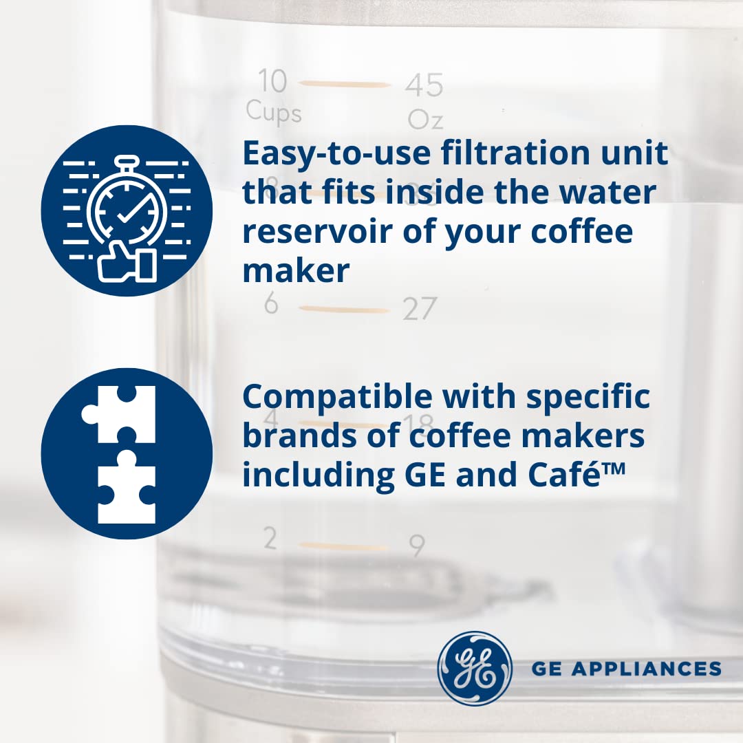 GE Appliances Replacement Carbon Coffee Filter Cartridges, 6-pack, UNIV1CFLTR6PK