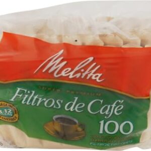 Melitta Basket Coffee Filters, Natural Brown, 100 Count