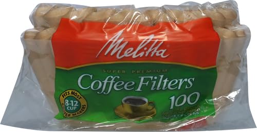 Melitta Basket Coffee Filters, Natural Brown, 100 Count