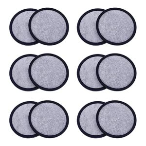 12-pack replacement charcoal water filter discs for mr. coffee brewers coffee machines