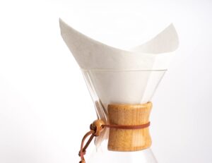 chemex-compatible bonded coffee filters for chemex coffee maker (100 filters)