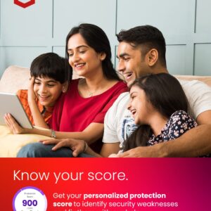 McAfee Total Protection | 5 Device | Antivirus Internet Security Software | VPN, Password Manager, Dark Web Monitoring | 1 Year Subscription | Key Card