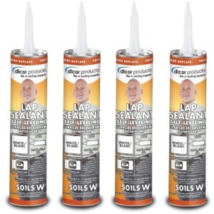 dicor 501lsw-1 self-leveling lap sealant, 4 pack