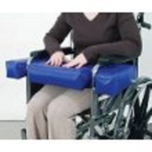 alimed inflatable lap buddy, fits 16-18 inch wheelchairs