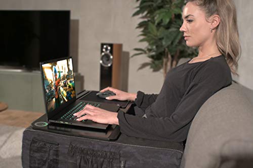 Couchmaster® CYBOT - Ergonomic Lap Desk for Notebooks or Wireless Equipment, including pillows, mousepad