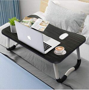 widousy laptop bed table, breakfast tray with foldable legs, portable lap standing desk, notebook stand reading holder for couch sofa floor kids - standard size