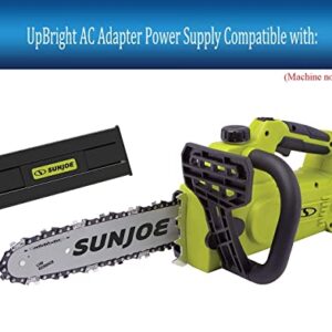 UpBright 26V AC/DC Adapter Compatible with Snow Sun Joe 24V-10CS-CT 24V-10CS-RM SunJoe SnowJoe 24-Volt 4.0-Ah iON+ Li-ion Battery 10-Inch Cordless Chain Saw Chainsaw 24V10CS Power Supply Cord Charger