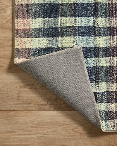 Loloi Chris Loves Julia x Humphrey Plum/Multi 7'-3" x 9'-3" Area Rug