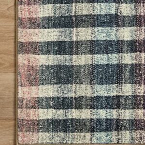 Loloi Chris Loves Julia x Humphrey Plum/Multi 7'-3" x 9'-3" Area Rug