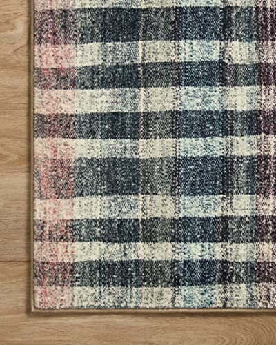 Loloi Chris Loves Julia x Humphrey Plum/Multi 7'-3" x 9'-3" Area Rug