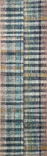 Loloi Chris Loves Julia x Humphrey Plum/Multi 7'-3" x 9'-3" Area Rug