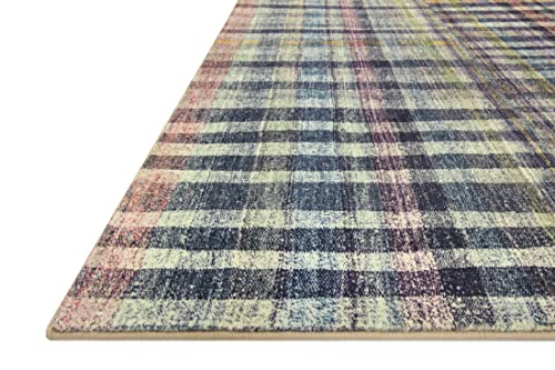 Loloi Chris Loves Julia x Humphrey Plum/Multi 7'-3" x 9'-3" Area Rug