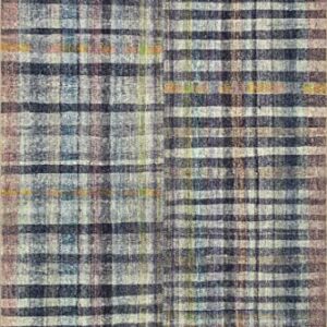 Loloi Chris Loves Julia x Humphrey Plum/Multi 7'-3" x 9'-3" Area Rug