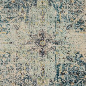 Loloi II Nadia NN-07 Aqua Transitional Area Rug 9'-0" x 12'-0"