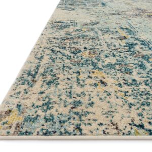 Loloi II Nadia NN-07 Aqua Transitional Area Rug 9'-0" x 12'-0"