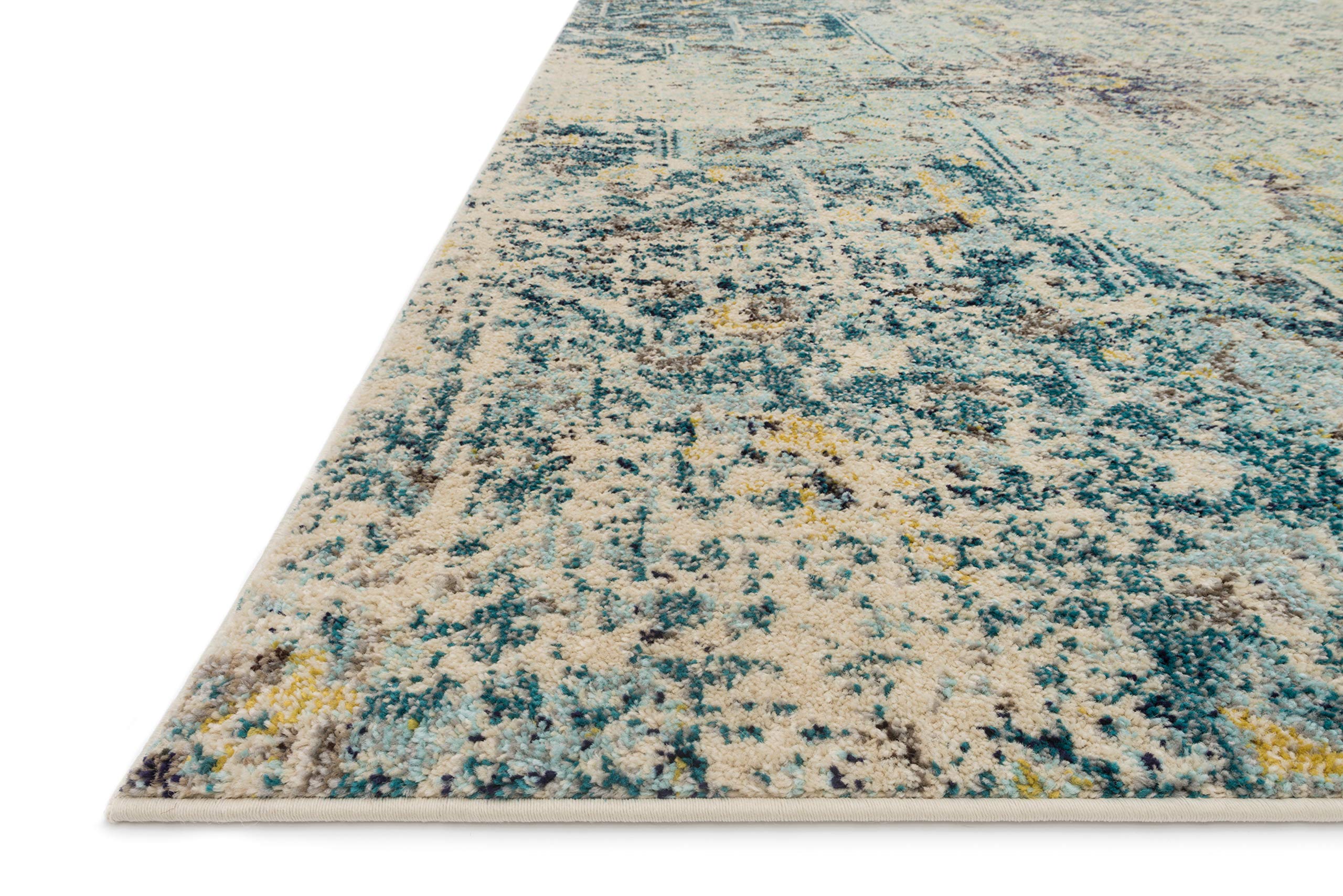 Loloi II Nadia NN-07 Aqua Transitional Area Rug 9'-0" x 12'-0"