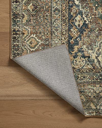 Loloi Magnolia Home by Joanna Gaines x Banks Spice/Blue 7'-6" x 9'-6" Area Rug