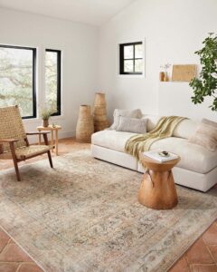 loloi ii adrian collection adr-01 area rug 7'-6" x 9'-6" natural/apricot rectangular 0.19" thick