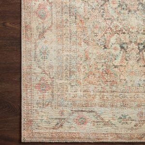 Loloi II Adrian Collection ADR-01 Area Rug 7'-6" x 9'-6" Natural/Apricot Rectangular 0.19" Thick