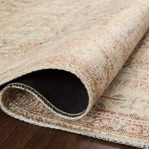 Loloi II Adrian Collection ADR-01 Area Rug 7'-6" x 9'-6" Natural/Apricot Rectangular 0.19" Thick