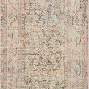 Loloi II Adrian Collection ADR-01 Area Rug 7'-6" x 9'-6" Natural/Apricot Rectangular 0.19" Thick