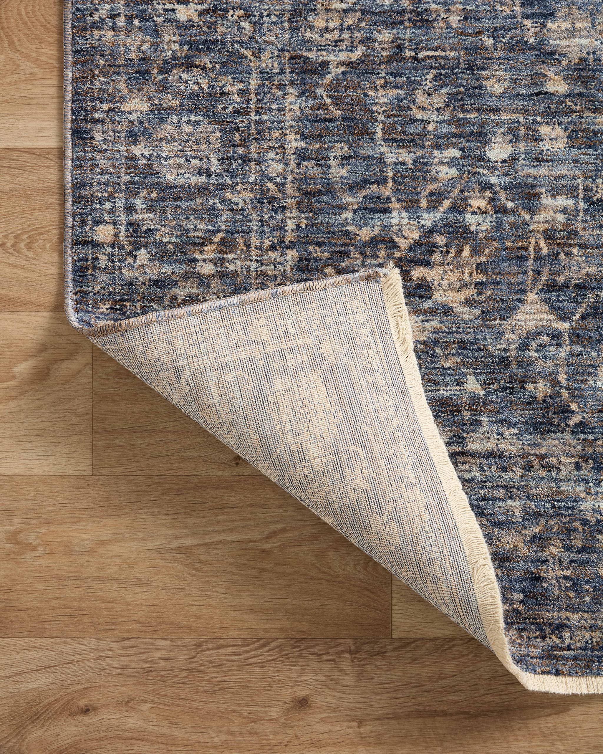 Loloi II Sorrento Collection SOR-01 Midnight/Natural 7'-10" x 10'-2" Area Rug