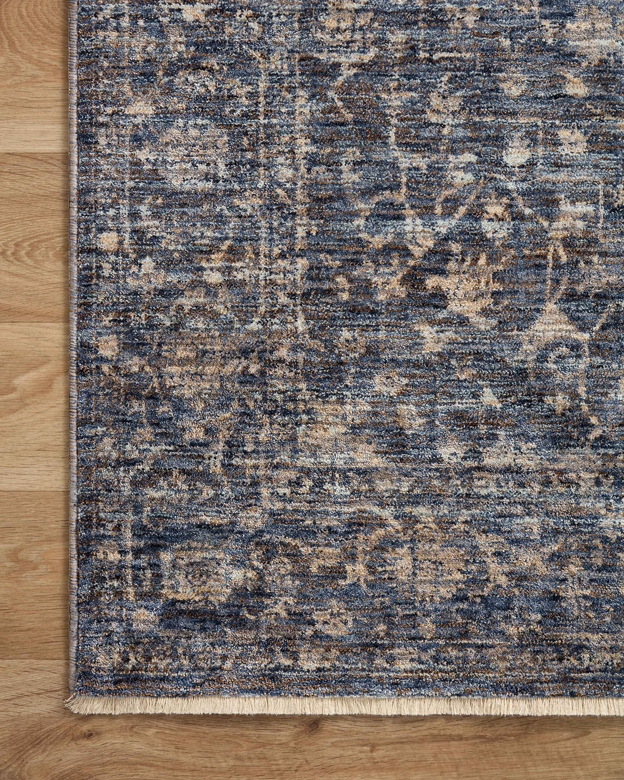 Loloi II Sorrento Collection SOR-01 Midnight/Natural 7'-10" x 10'-2" Area Rug