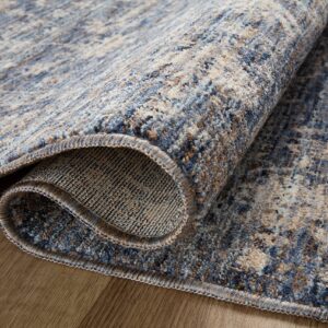 Loloi II Sorrento Collection SOR-01 Midnight/Natural 7'-10" x 10'-2" Area Rug