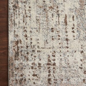 Loloi II Austen Collection AUS-01 Area Rug 7'-10" x 10'-6" Natural/Mocha Rectangular 0.38" Thick