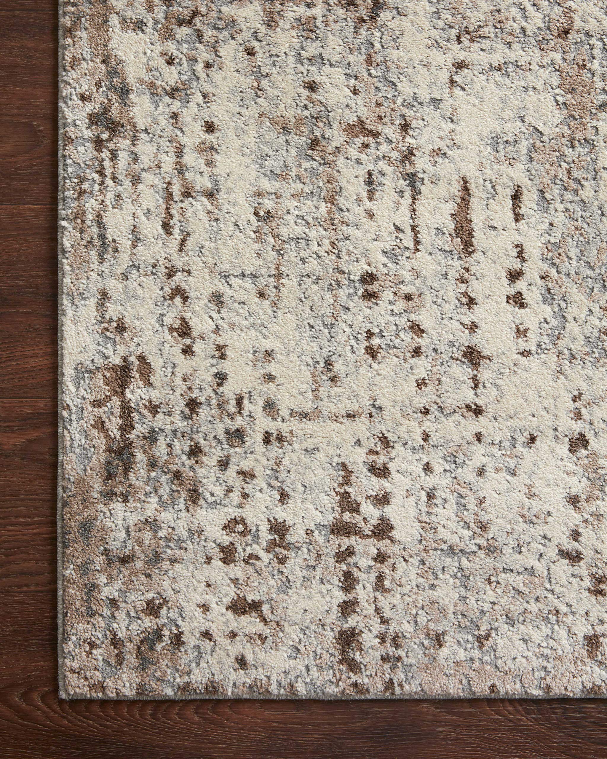 Loloi II Austen Collection AUS-01 Area Rug 7'-10" x 10'-6" Natural/Mocha Rectangular 0.38" Thick