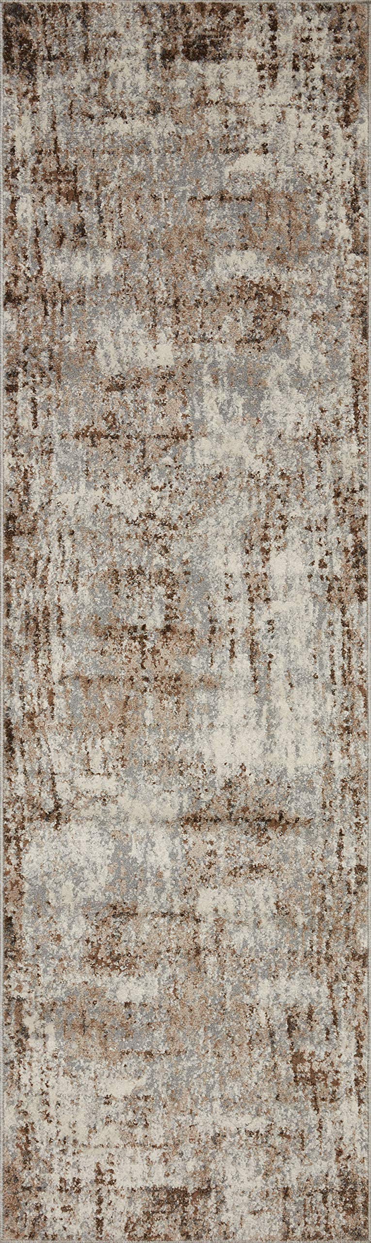 Loloi II Austen Collection AUS-01 Area Rug 7'-10" x 10'-6" Natural/Mocha Rectangular 0.38" Thick