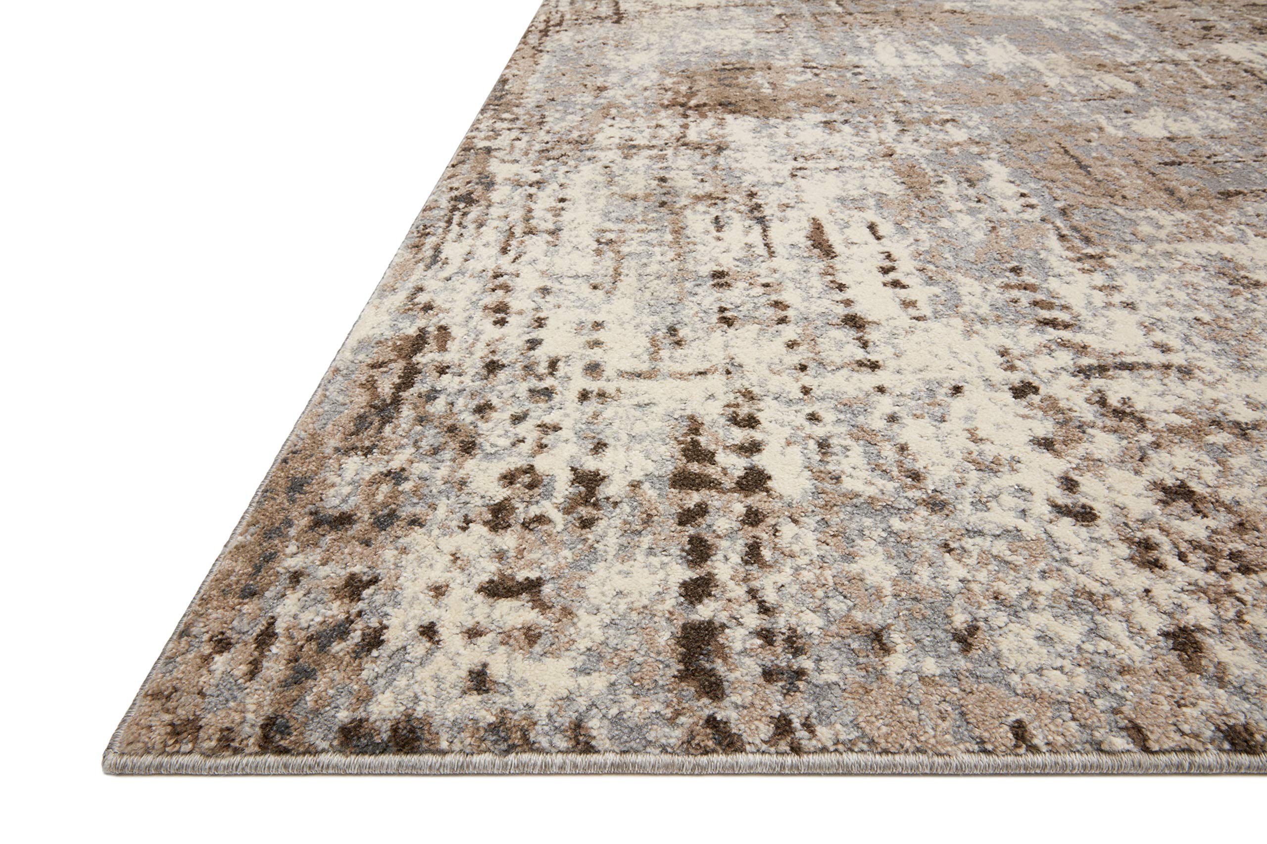 Loloi II Austen Collection AUS-01 Area Rug 7'-10" x 10'-6" Natural/Mocha Rectangular 0.38" Thick