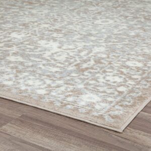 Rugs America LX20A Vanilla Vintage Transitional Area Rug 9' x 12'