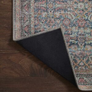 Loloi II Adrian Collection ADR-04 Area Rug 7'-6" x 9'-6" Denim/Multi Rectangular 0.18" Thick