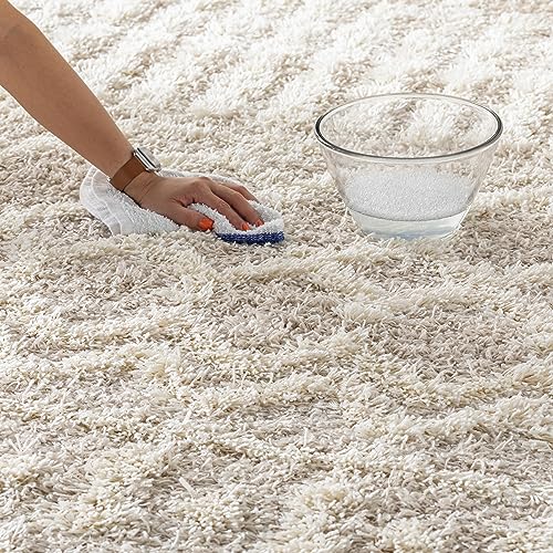 Livabliss Hapsburg Moroccan Shag Area Rug, 8'10" x 12', Beige