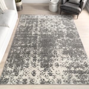 nuloom deedra modern abstract area rug - 8x12 area rug modern/contemporary grey/ivory rugs for living room bedroom dining room kitchen