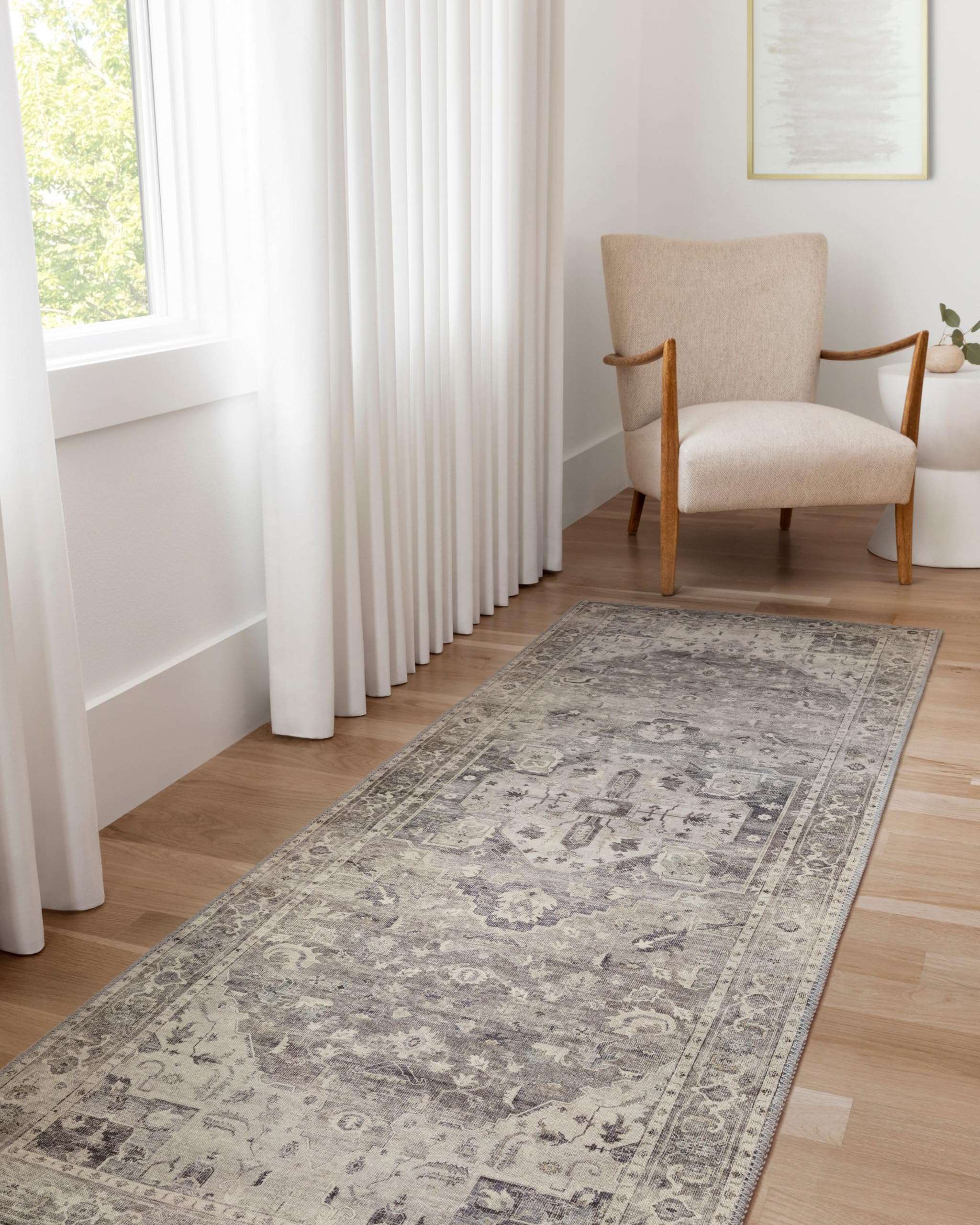 Loloi II Hathaway Steel/Ivory 9'-0" x 12'-0" Area Rug