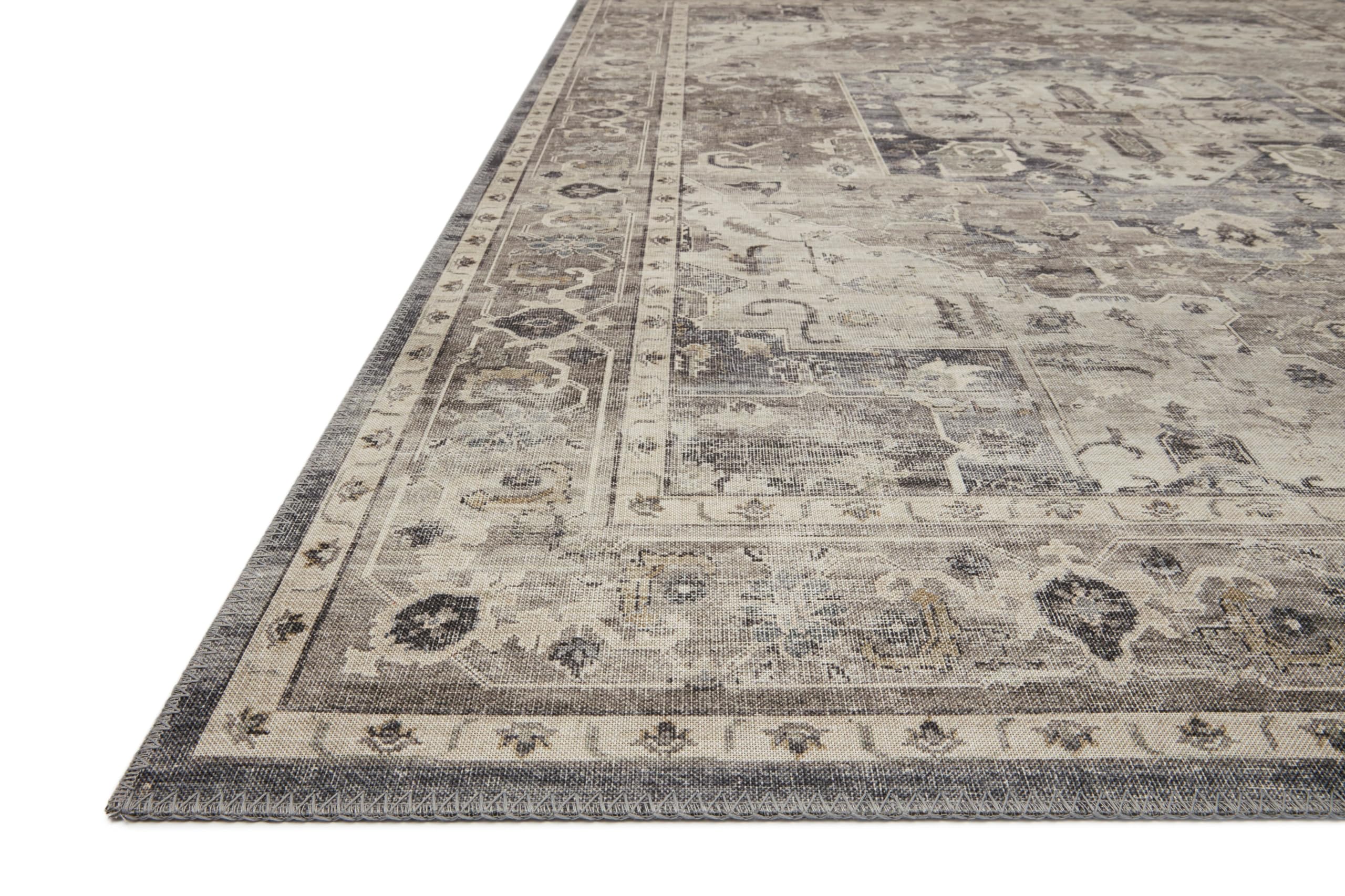 Loloi II Hathaway Steel/Ivory 9'-0" x 12'-0" Area Rug