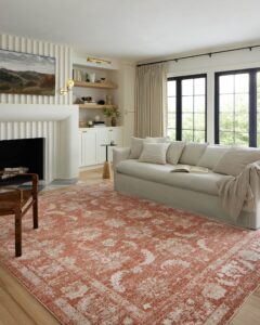 loloi ii odette collection odt-03 rust/ivory 7'-10" x 10' area rug