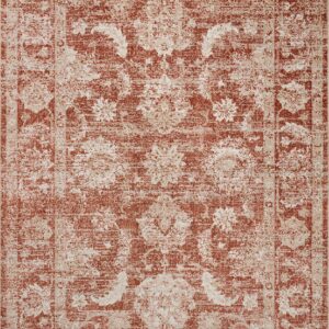 Loloi II Odette Collection ODT-03 Rust/Ivory 7'-10" x 10' Area Rug