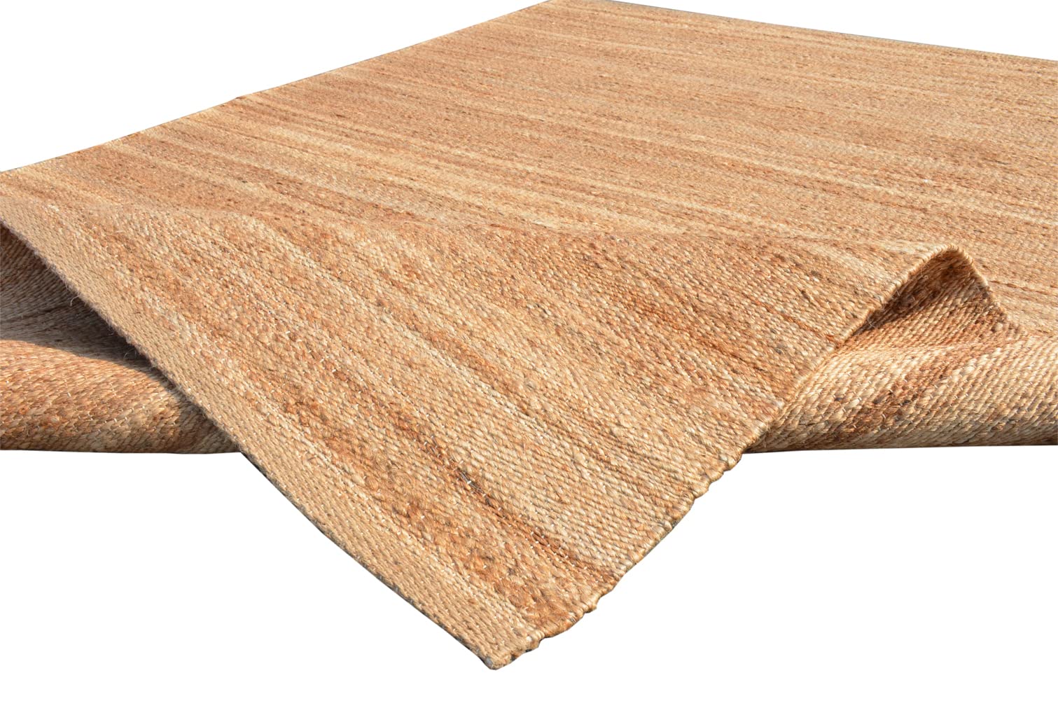 Antep Rugs Natural 5x7 Indoor Hand Woven Fiber Jute Area Rug (Natural, 5' x 7'6")