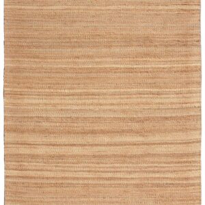 Antep Rugs Natural 5x7 Indoor Hand Woven Fiber Jute Area Rug (Natural, 5' x 7'6")