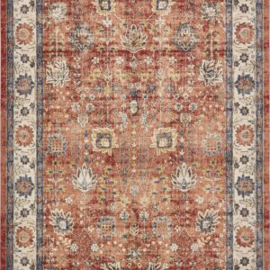 Rugs.com Eden Collection Rug – 9' x 12' Terracotta Medium Rug Perfect for Living Rooms, Large Dining Rooms, Open Floorplans