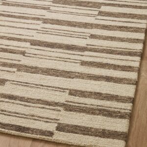 Loloi Chris Loves Julia x Polly Beige/Tobacco 2'-0" x 5'-0" Accent Rug