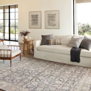 Loloi Amber Lewis x Alie Charcoal/Beige 9'-6" x 13'-1" Area Rug