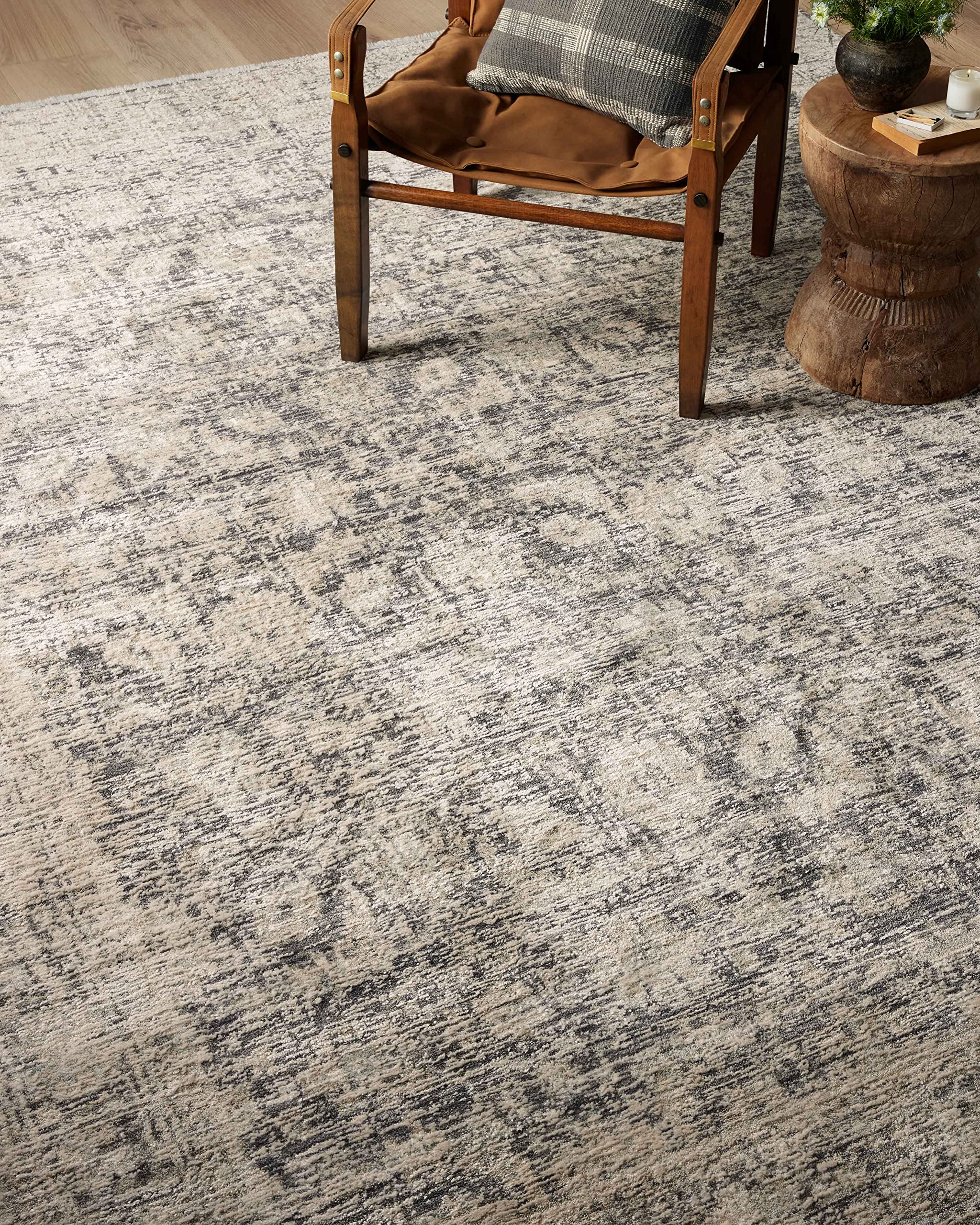 Loloi Amber Lewis x Alie Charcoal/Beige 9'-6" x 13'-1" Area Rug